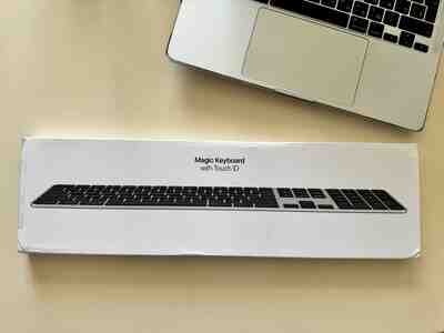 Magic Keyboard with Touch ID and Numeric Keypad Black